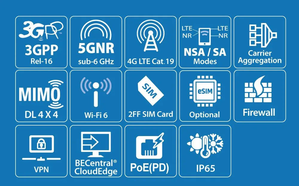 BEC Billion 8355P 5G Router | 4G & 5G Routers | Comms365
